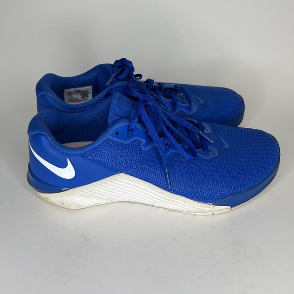 Nike | Shoes | Nike Metcon 5 Bluewhite Training Weightlifting Shoes ...